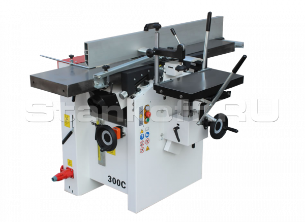 Фуговально-рейсмусовый станок с сверлильно-пазовальной приставкой и ...